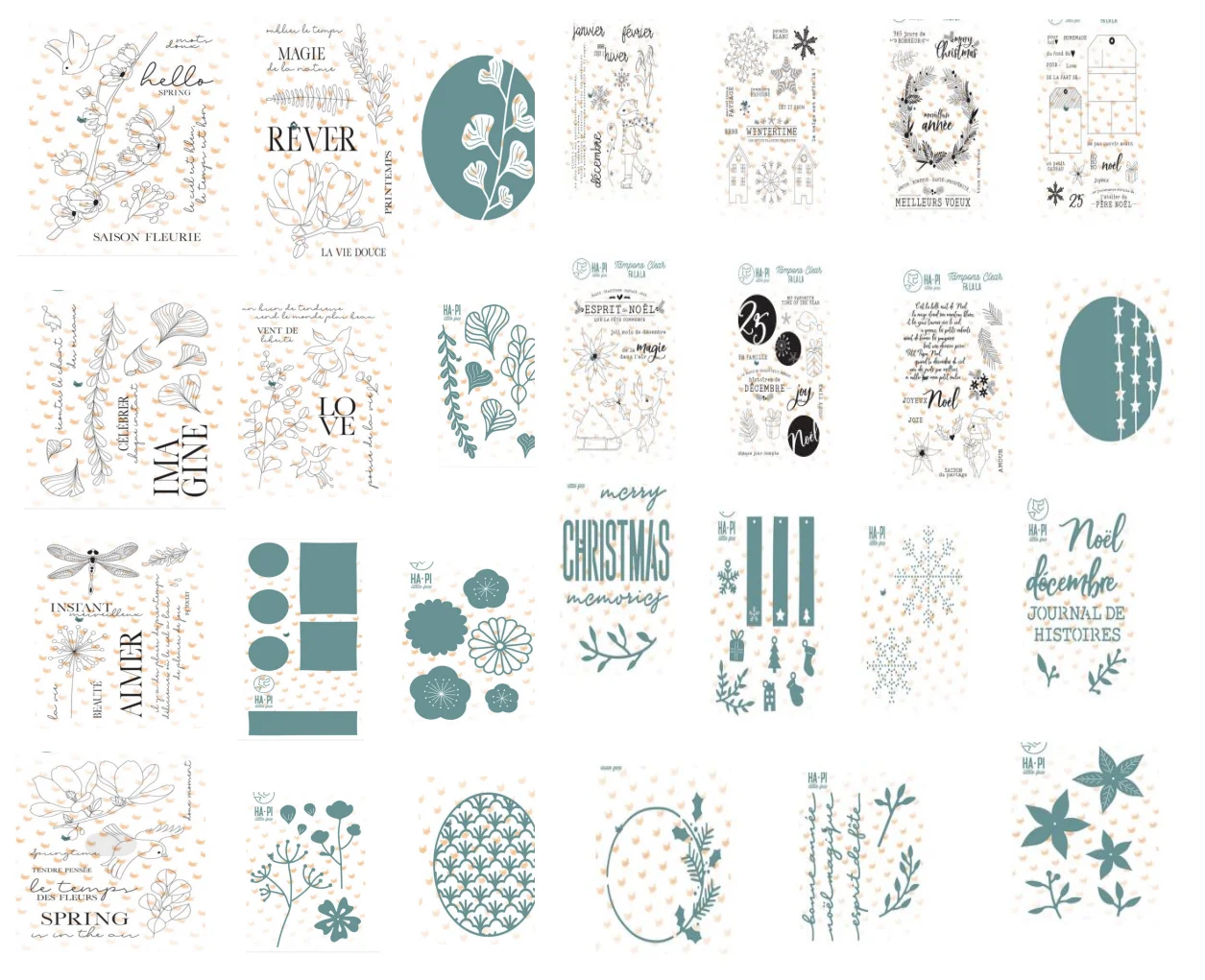 2022 New French Transparent Clear Silicone Stamp/seal For Diy ...