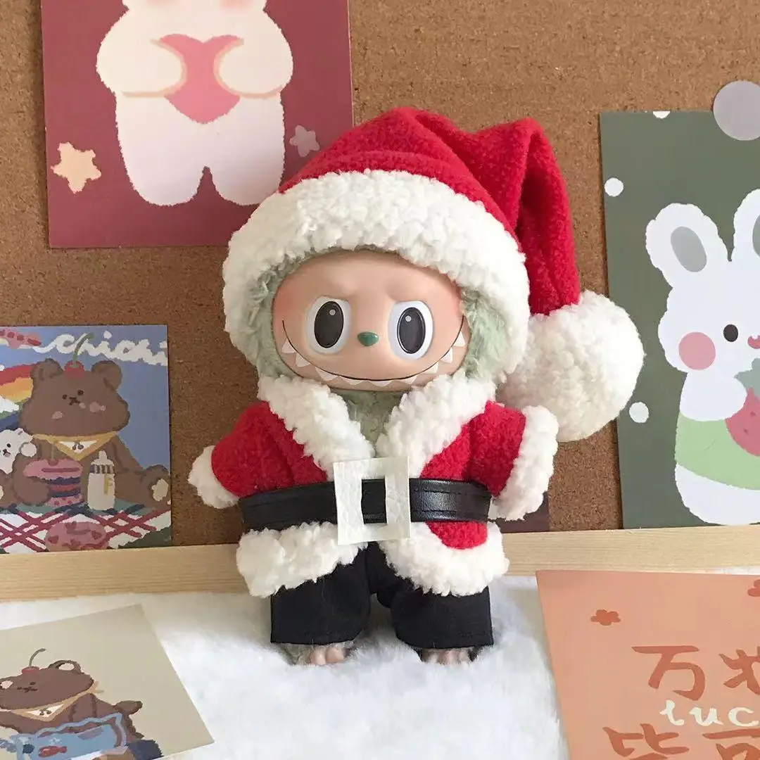 Christmas-Labubu-Santa-Claus-Clothes-New-Year-Suit-Dress-Up-New ...