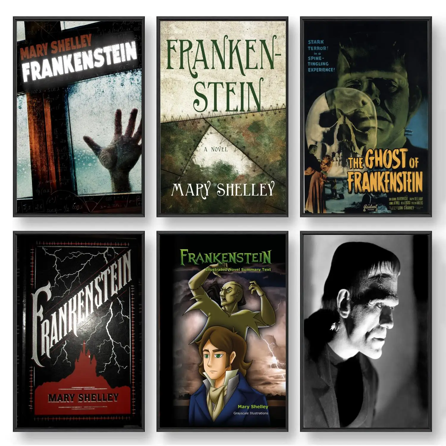 frankenstein-novel-Poster-Decorative-Painting-Canvas-Poster-Wall-Art ...