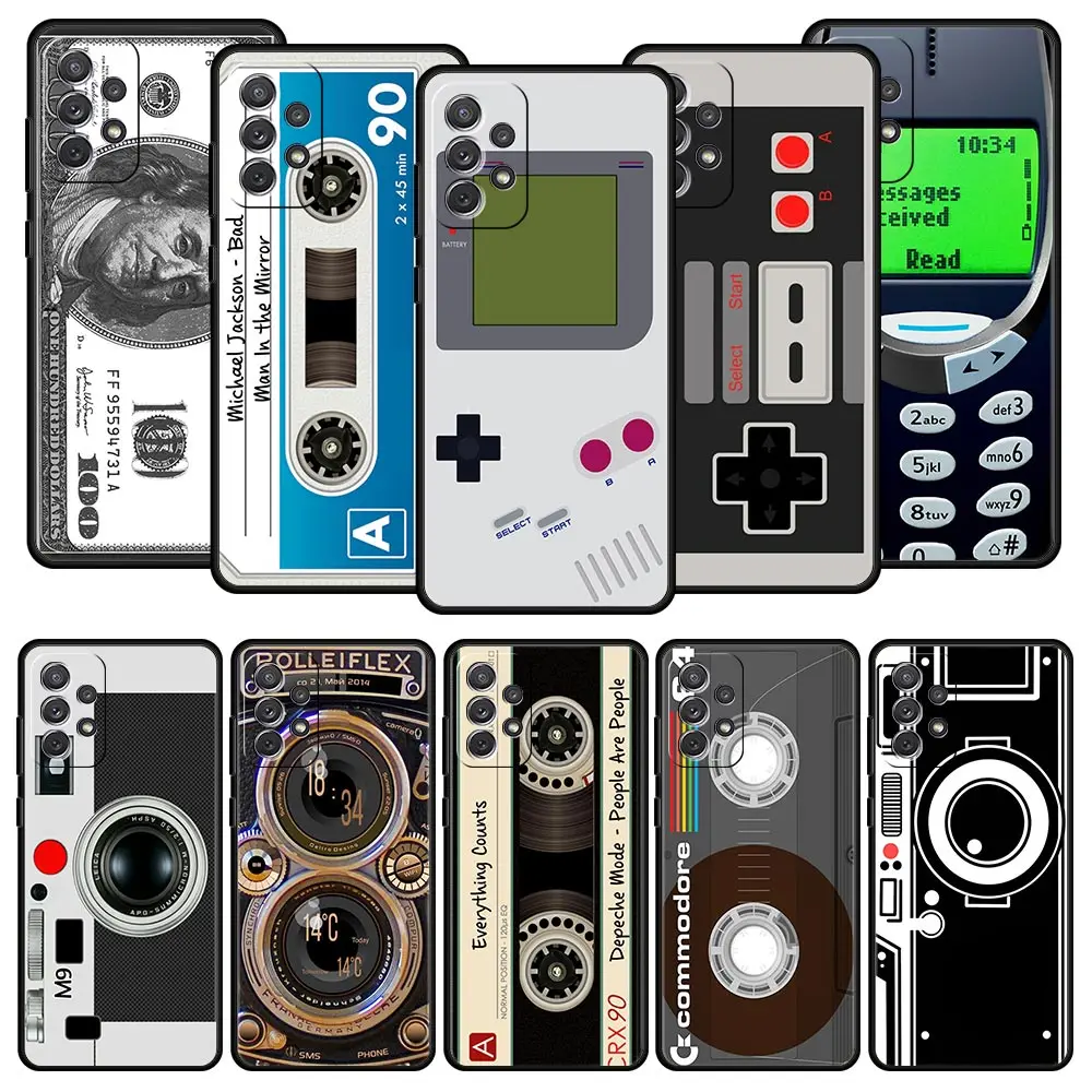 Vintage-Tape-Camera-Gameboy-Phone-Case-For-Samsung-Galaxy-A13-A52-A33 ...