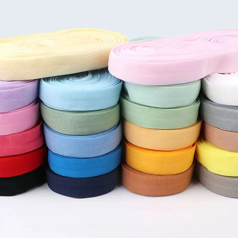 10-Meters-Roll-15-20-30mm-Multicoloured-Elastic-Band-Edging-Tape-Fold ...