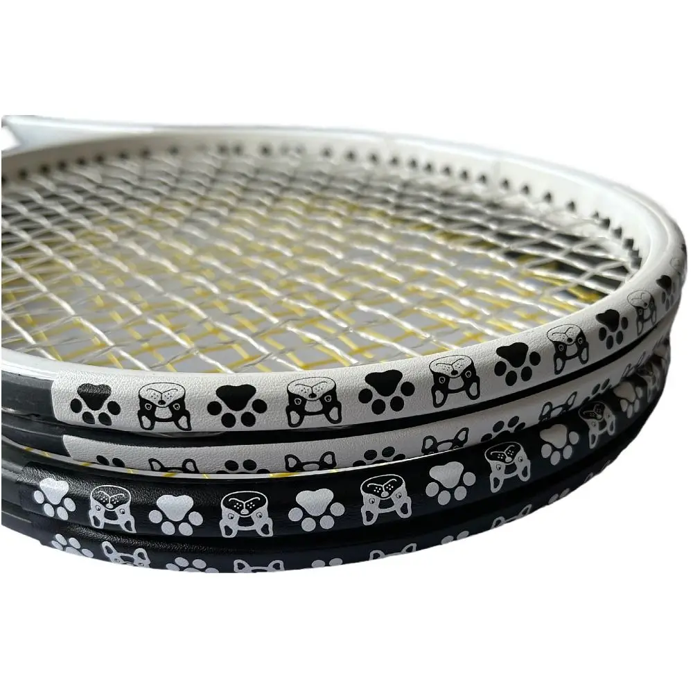 Scratch-Prevent-Badminton-Racket-Head-Edge-Protector-Dog-Pattern-Reduce ...