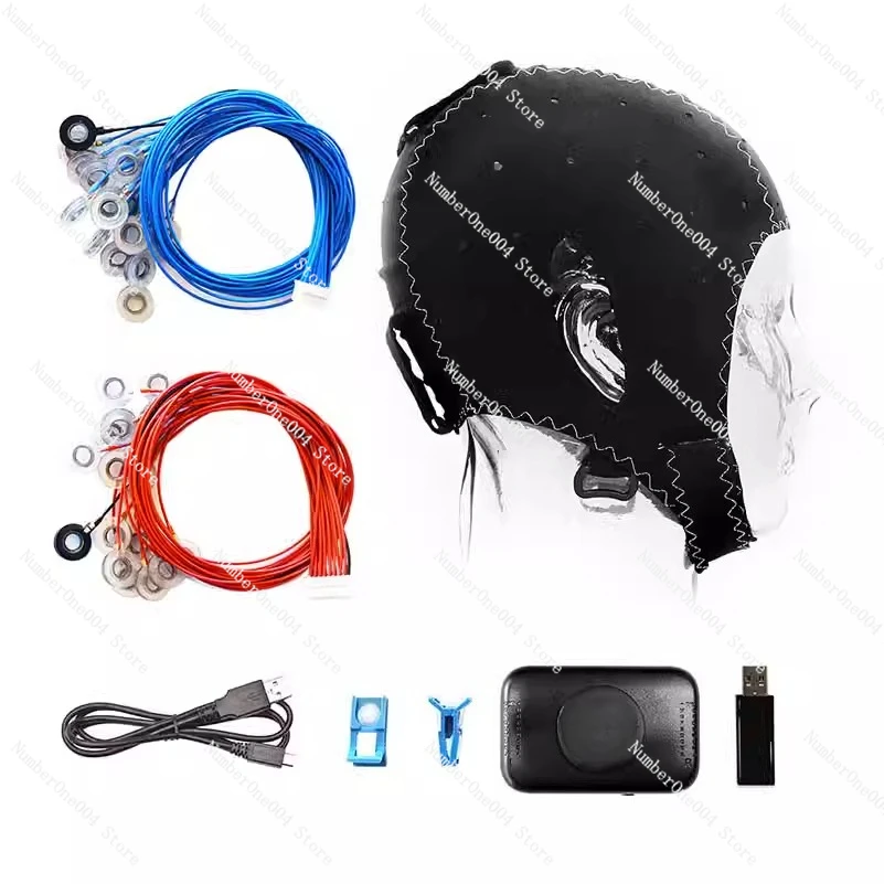 Mind Controller EEG Acquisition Helmet, Head-Mounted Brainwave ...