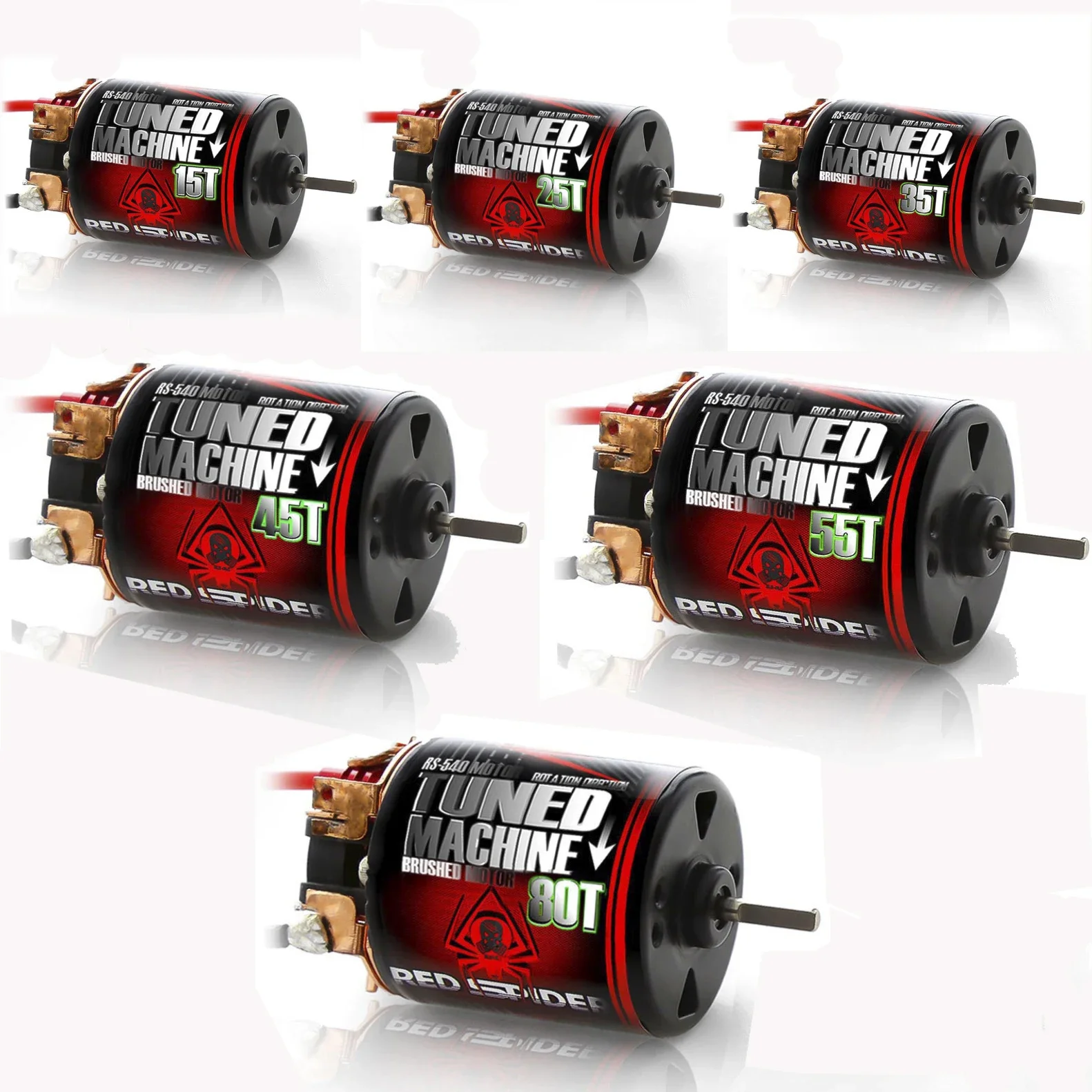 Waterproof-540-Brushed-Motor-80T-15T-25T-35T-45T-55T-Universal-For-1-8 ...