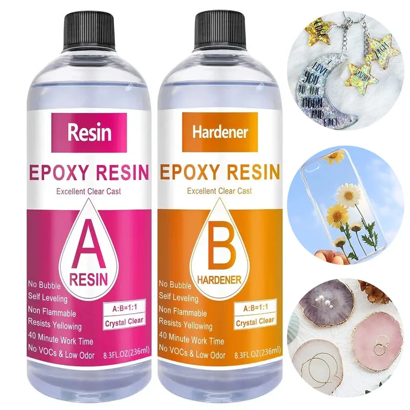 Crystal-Clear-Epoxy-Resin-Kit-Casting-And-Coating-For-Table-Tops-Art ...