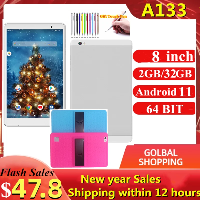 Google-Android-11-Tablet-PC-8-Polegadas-Sistema-64-Bit-2GB-RAM-ROM-32GB ...