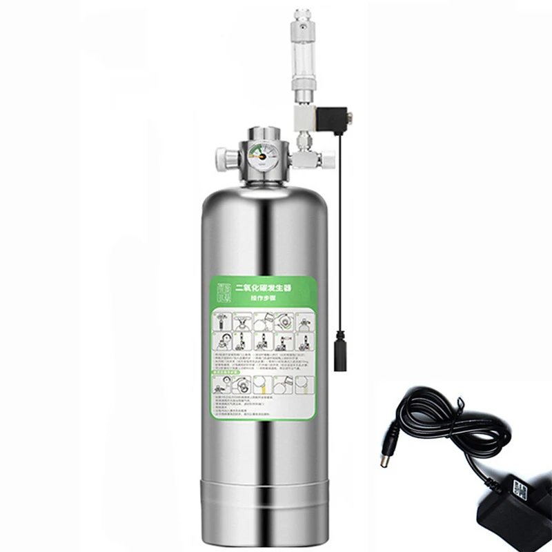 Aquarium-DIY-CO2-Generator-system-Kit-Stainless-Steel-CO2-Cylinder ...