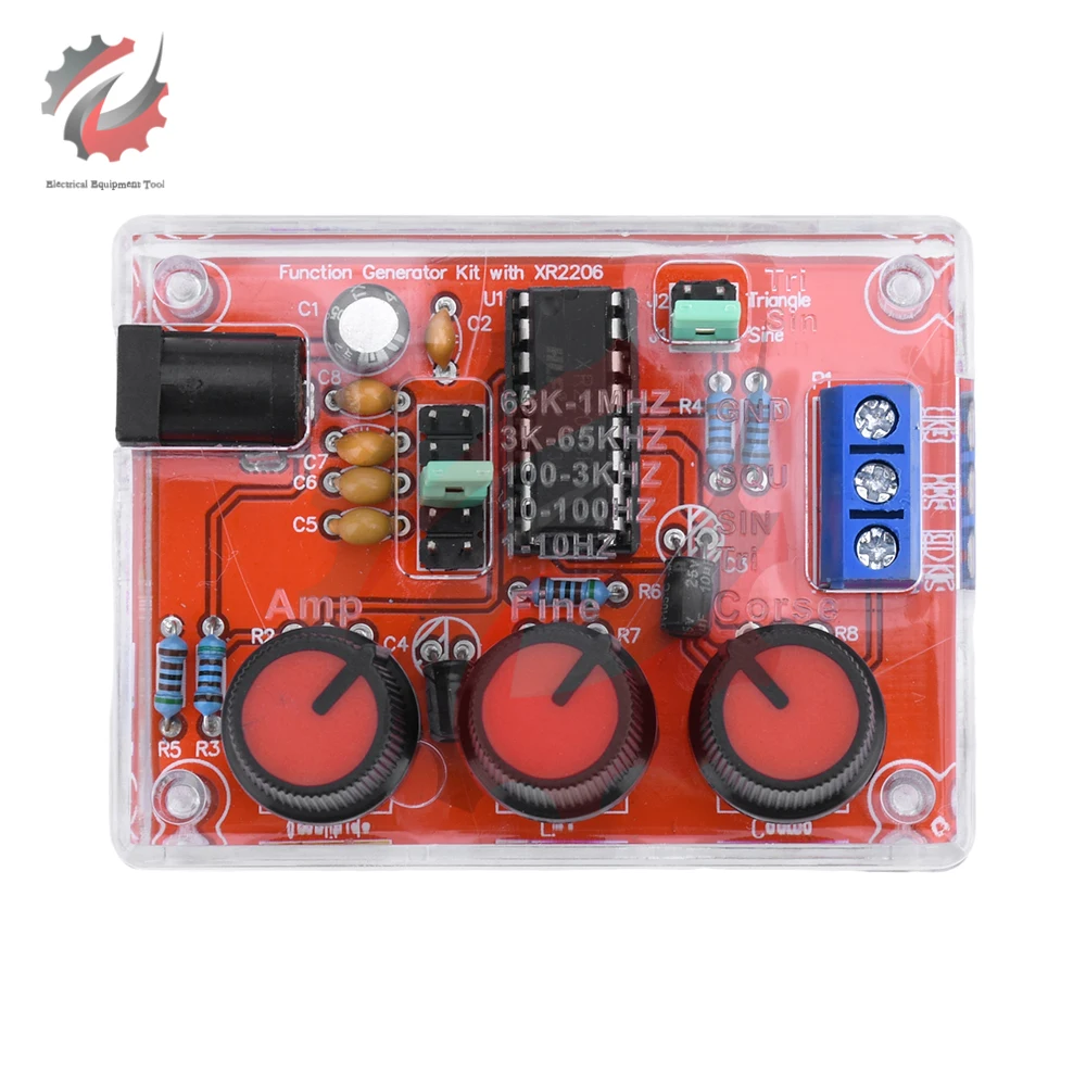1Hz-1MHz-XR2206-Function-Signal-Generator-Sine-Triangle-Square-Output ...