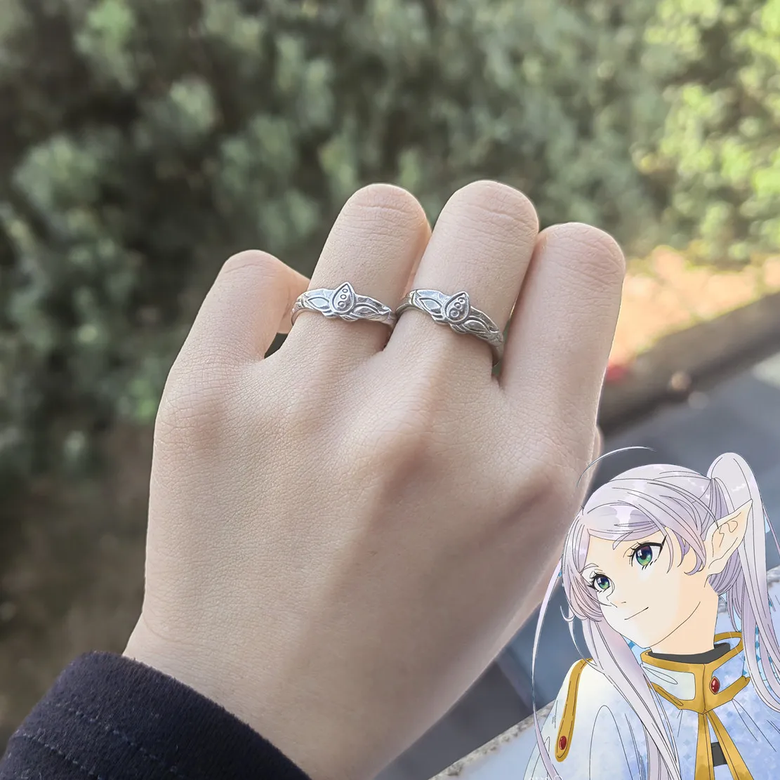 Anime-Frieren-at-the-Funeral-Rings-Cosplay-Frieren-Jewelry-Prop ...