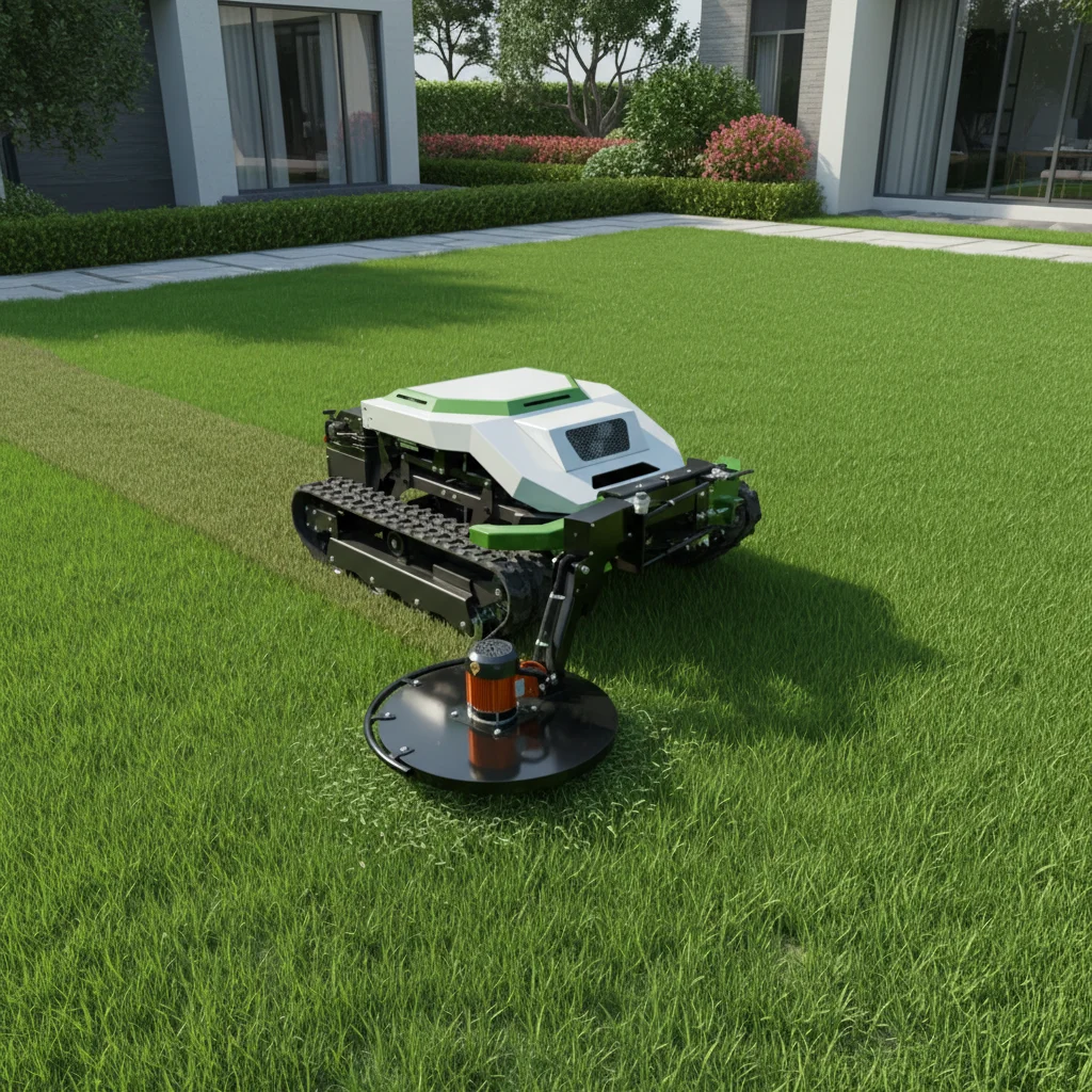 Electric Portable Remote-controlled Grass Shredder Lawn Mower Snowplow ...