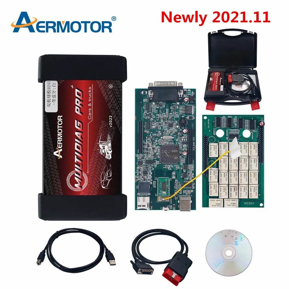 Beste 2021.11 Multidiag Pro Voor Ds Tcs OBD2 Diagnostic Tool 2017.R3 ...