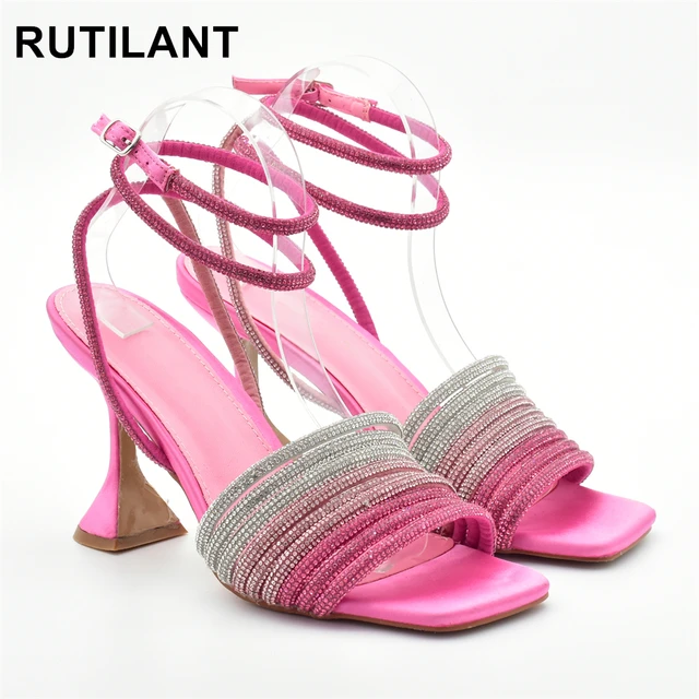 Purple Wedding Shoes Low Heel