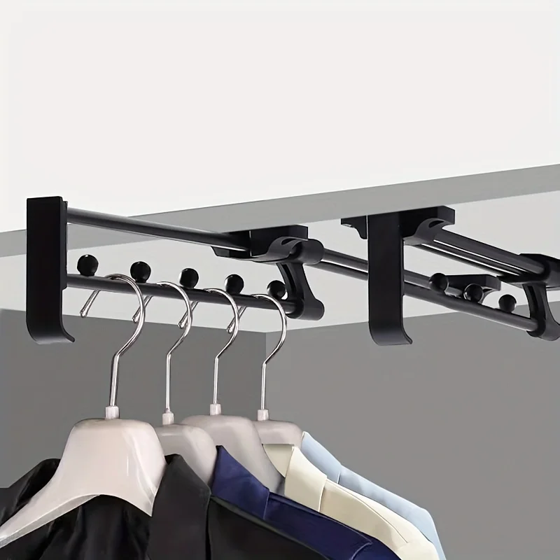 1pcs-Retractable-Closet-Pull-Out-Rod-Closet-Valet-Rod-Extending-Rail ...
