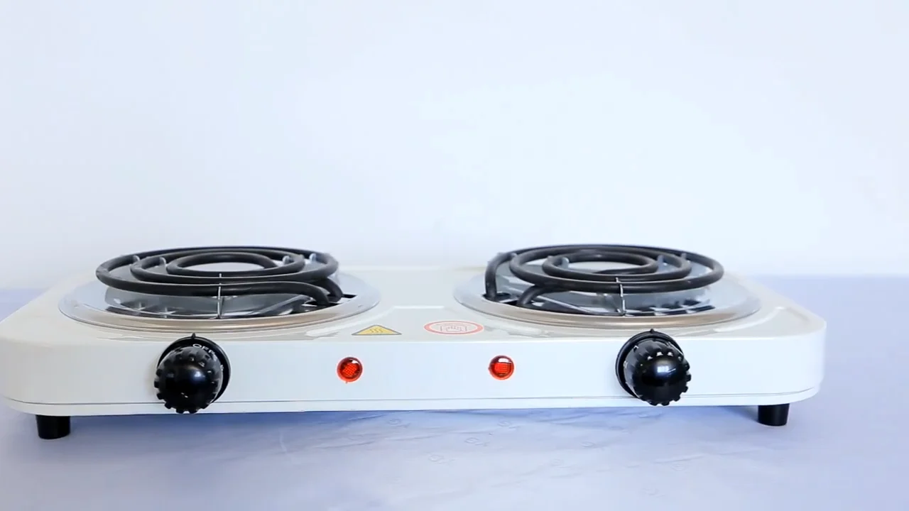 Double Burner Electric Hot Plate Stove | Two burner 2000 Watt Electric ...