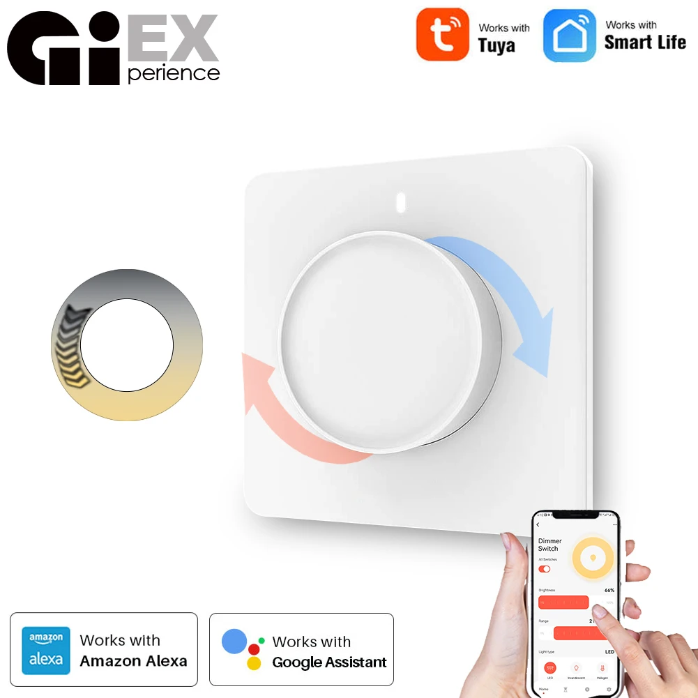 WIFI-ZigBee-Smart-Rotary-Light-Dimmer-Switch-Brightness-Memory-Smart ...