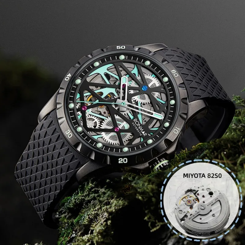 RONMAR-Automatic-Men-s-Watch-Classic-43mm-Luxury-Sapphire-Crystal ...