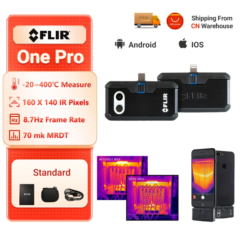 FLIR-ONE-PRO-Thermal-Camera-Mobile-Phone-PCB-Circuit-Infrared-Water ...