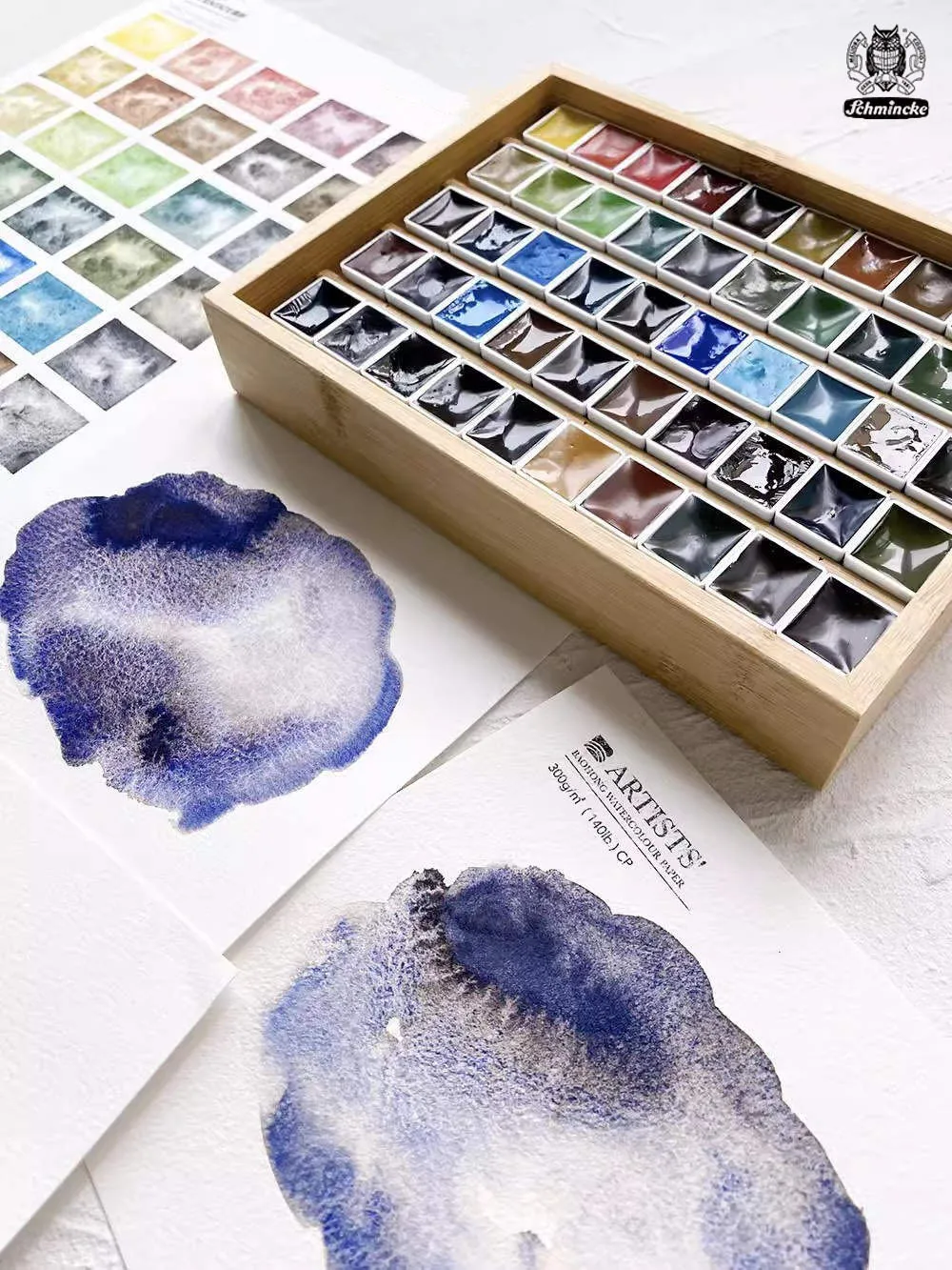 Schmincke Granulating Watercolor Paint Mini 1ml/2ml Handmand Sample ...