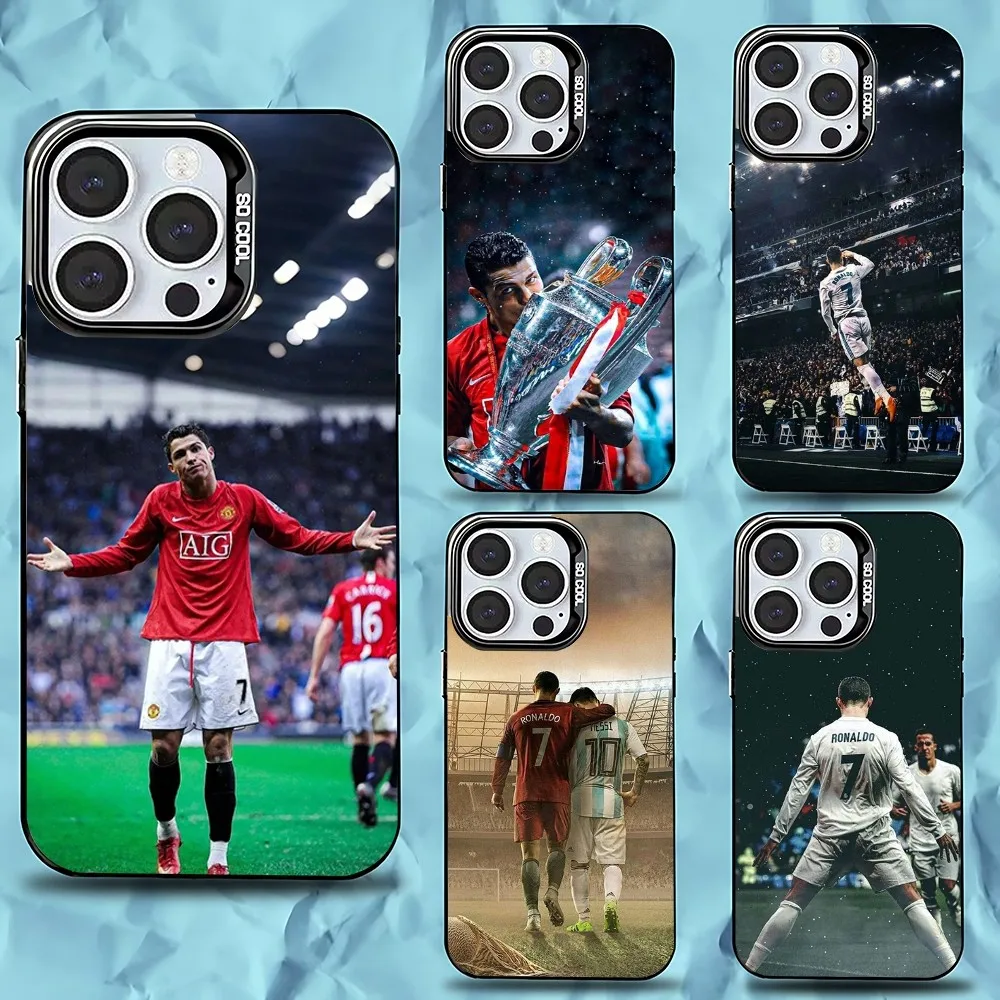 CR7 Football Star R-Ronaldo-ES Phone Case For iPhone 16,15,14,13,12,11 ...