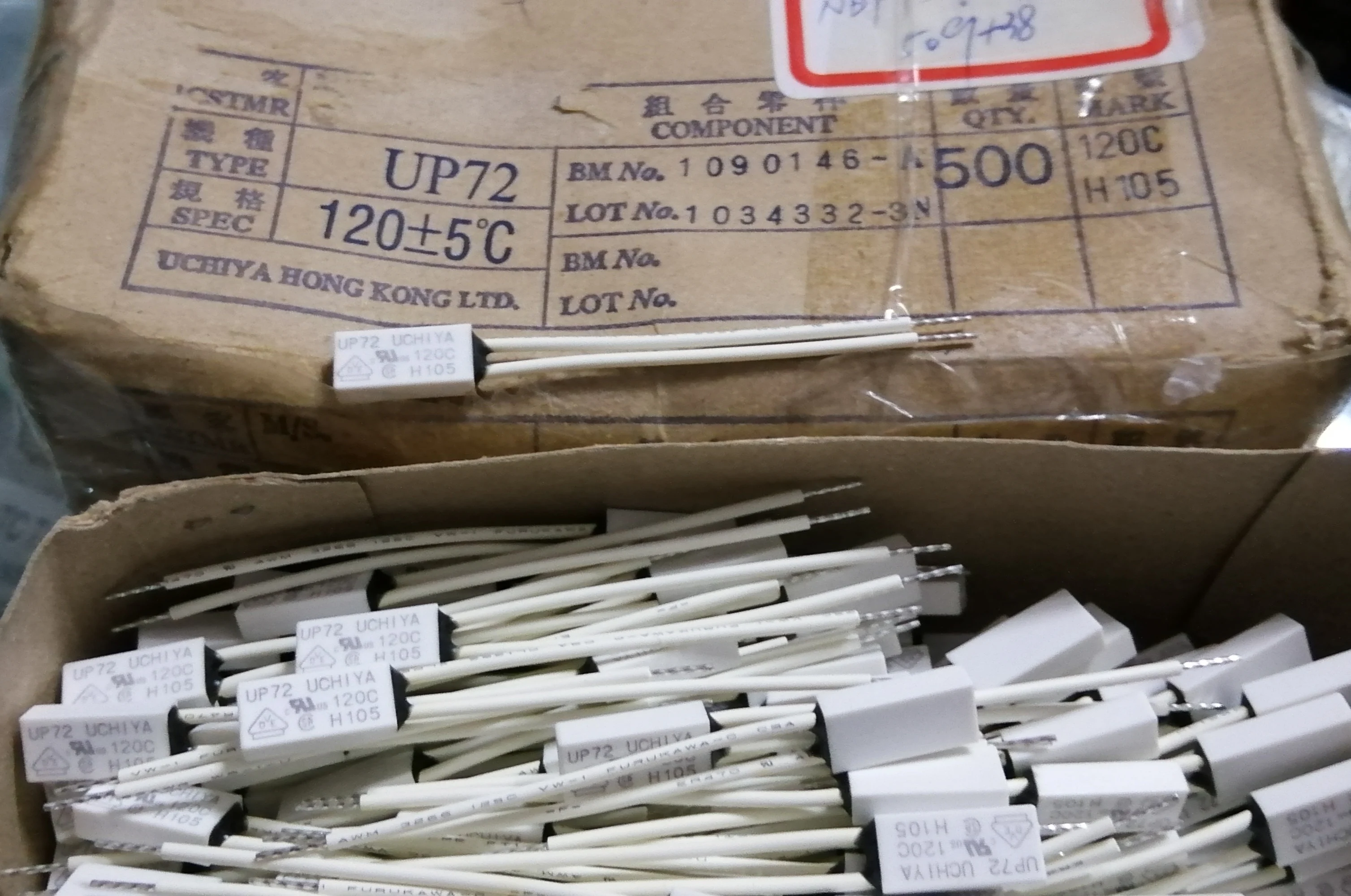 Interruptor de temperatura UP72, 120C, UCHIYA, nuevo y original, 1 ...