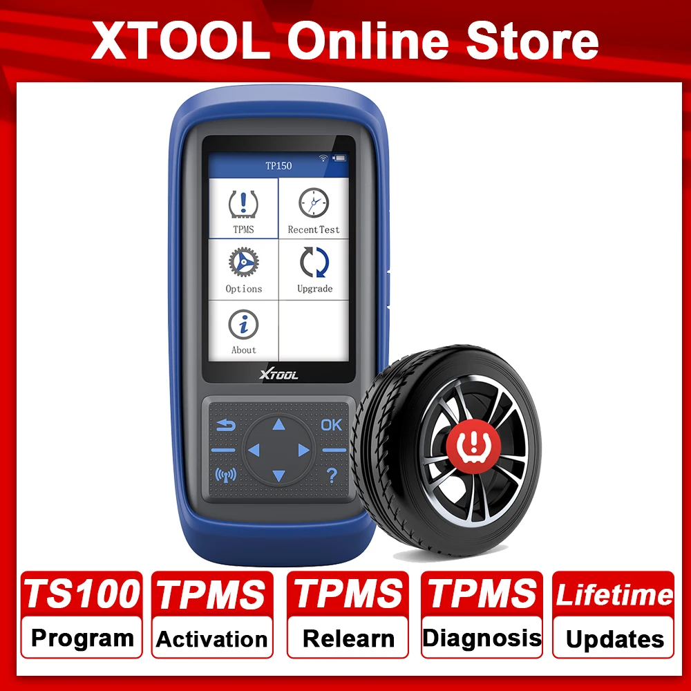 Xtool Tp150 Wifi Car Obd2 Tpms Diagnostic Scan Tool Tire Pressure Monitoring System Programming
