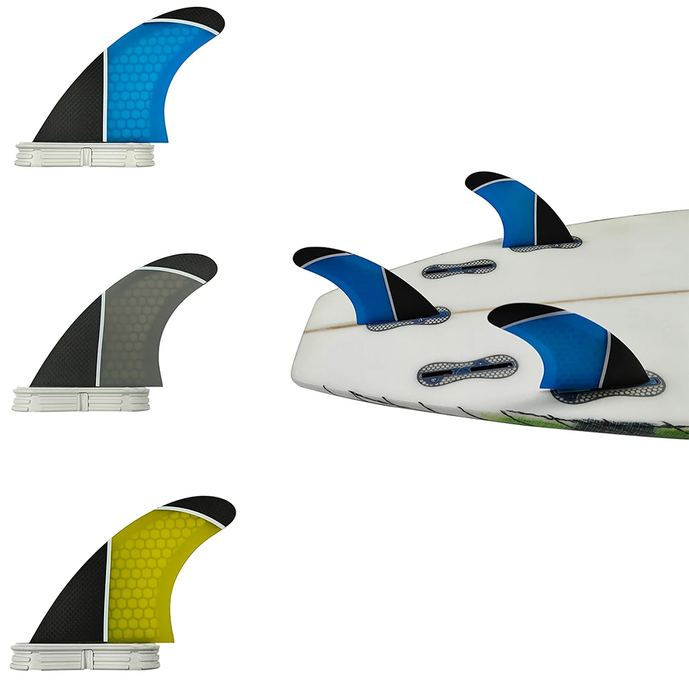 3-Pieces-PM-M-Size-Surf-Fins-UPSURF-FCS2-Fins-For-Surfing-3Colors ...