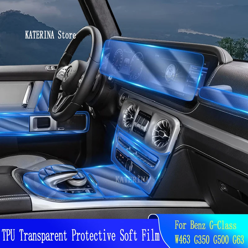 For G Class G350 G500 G63（2019 2023） Anti scratch Car Interior Center ...