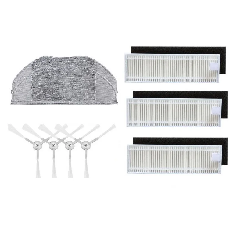 HEPA Filter Mop Cloth Side Brush for Tefal Rowent X-plorer S95 RG7975WH ...