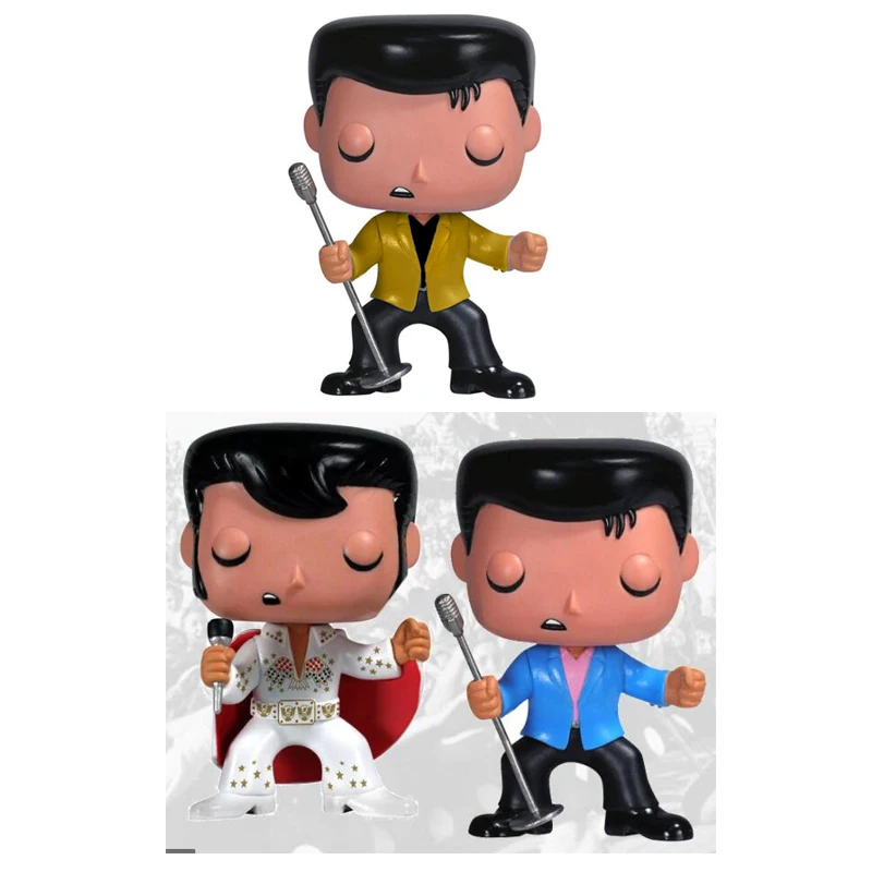 1950's 1970's Elvis Figure Golden Version Collection Vinyl Doll Model Toys