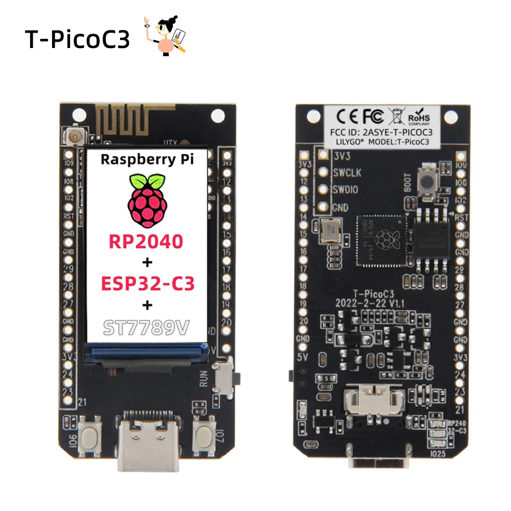 LILYGO-T-PicoC3-ESP32-C3-RP2040-Dual-Chip-Development-Board-1-14Inch-ST7789V-LCD-Display-Screen.jpg