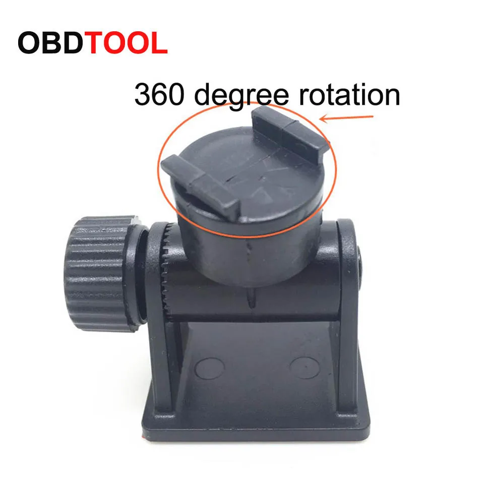 Mini Concave Type 360 Degrees Adjustable ABS Adhesive Holder Mount for ...