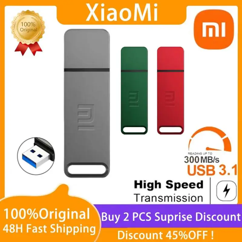 Xiaomi-Pen-Drive-Port-til-de-Metal-USB-3-0-Pendrive-Original-Unidade ...