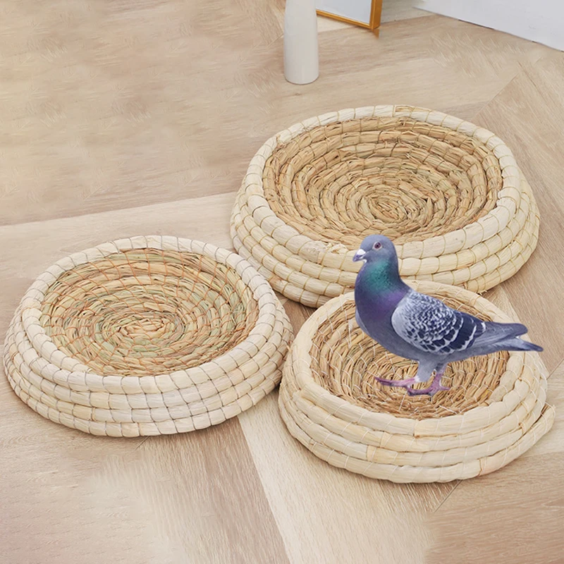 Handwoven-Birds-Nest-Corn-Leaves-And-Straw-Incubation-Bed-Courtship ...