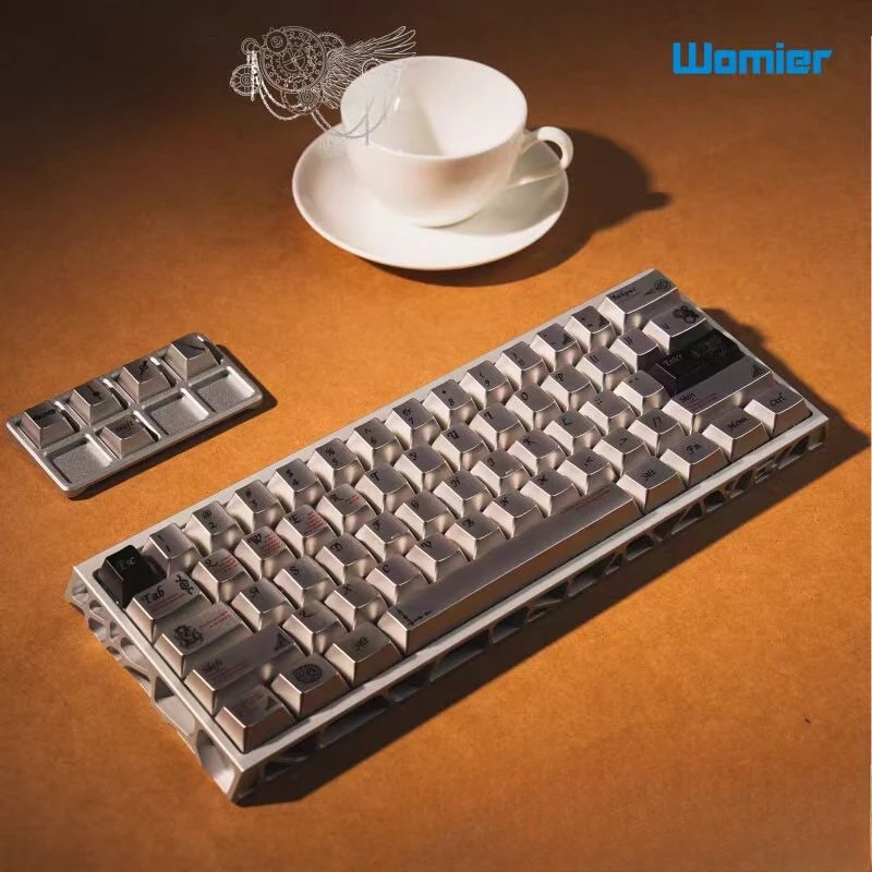 Womier Time Theme Keycap Set Metallic Texture PBT Custom Keyboard Cap ...