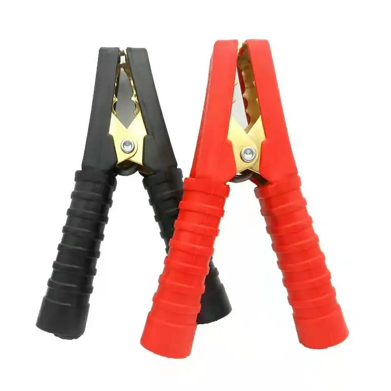 2pcs 500A Heavy Duty Copper Alligator Clips Terminal Test Electrical ...