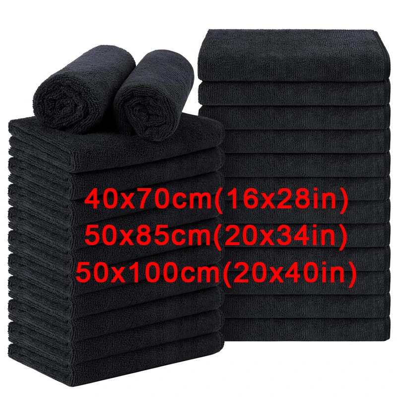 5/10Pcs Microfiber Salon Towels Bleach Proof Beauty Hair Salon Towels ...
