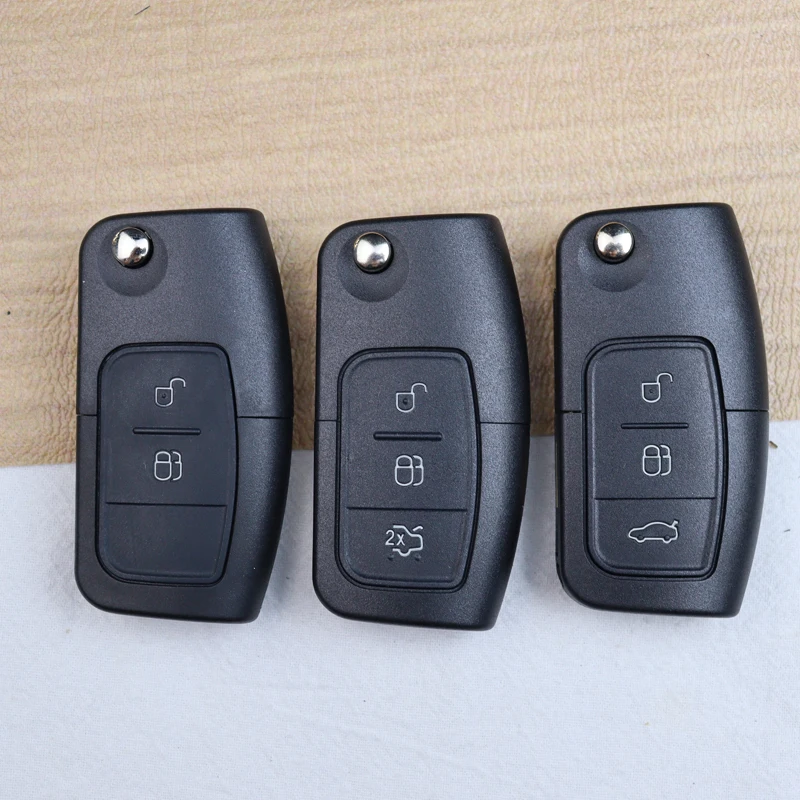 2/3 Buttons Car Key Fob Case Shell Housing for Ford Focus 2 3 MK2 ...