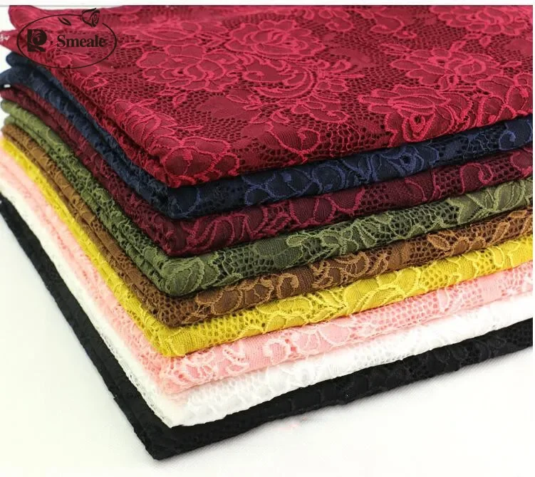 Women-Soft-Stretch-Lace-Fabric-High-end-Autumn-and-Winter-Dresses ...