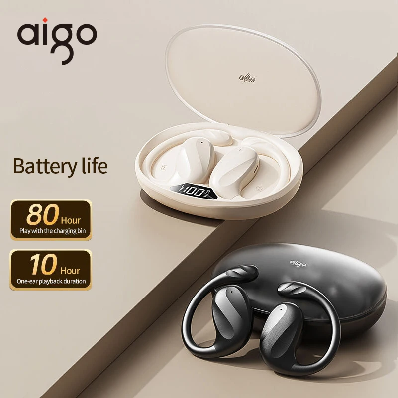 Aigo SJ225 Open Earphones HD Voice Call Noise Reduction Air conduction ...