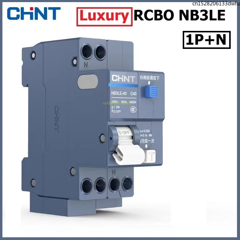 CHINT Luxury RCBO Leakage Protector NB3LE-40 1P+N Leakage Protection ...