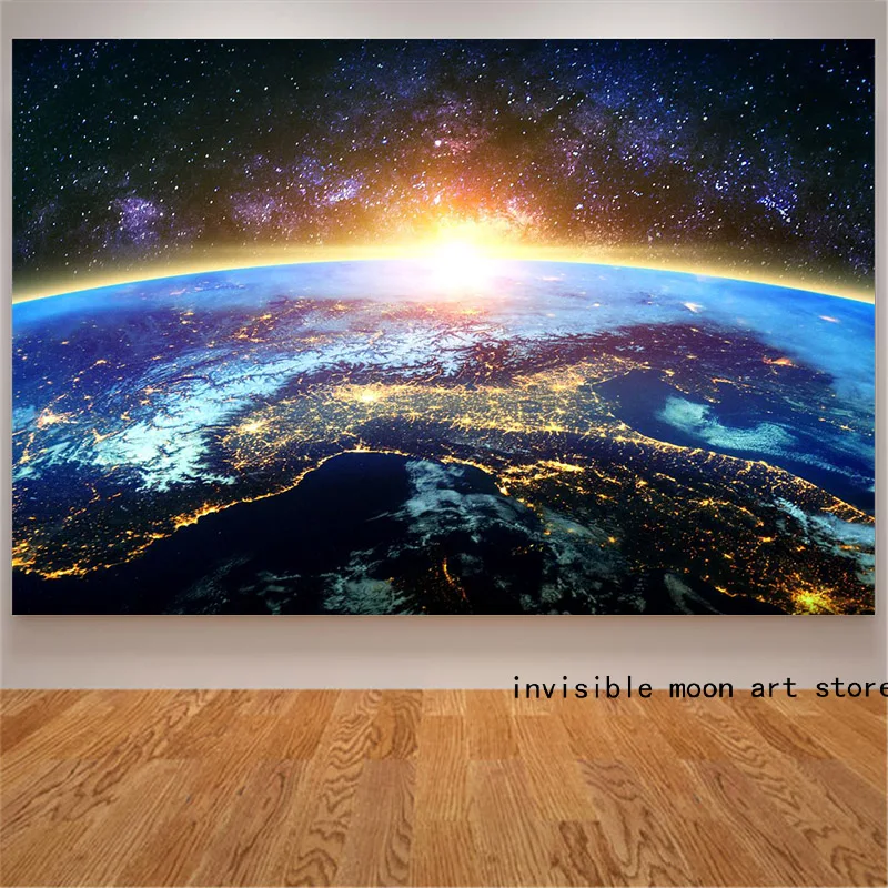 Galaxy-Nebula-Universe-Outer-Space-Planets-Earth-Art-Posters-Canvas ...