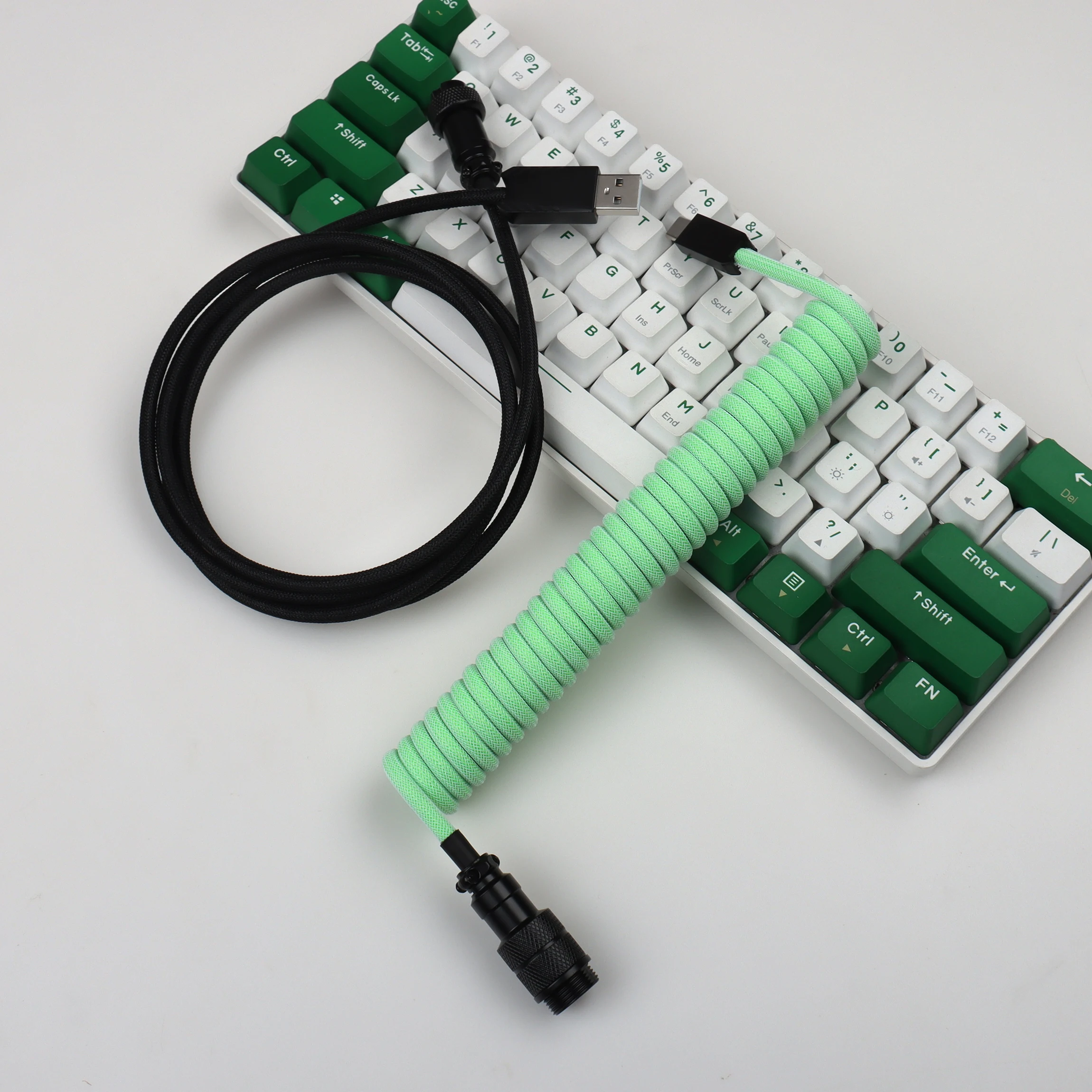 LANO-Type-C-Mechanical-Keyboard-Coiled-Cable-USB-Keyboard-Wire ...