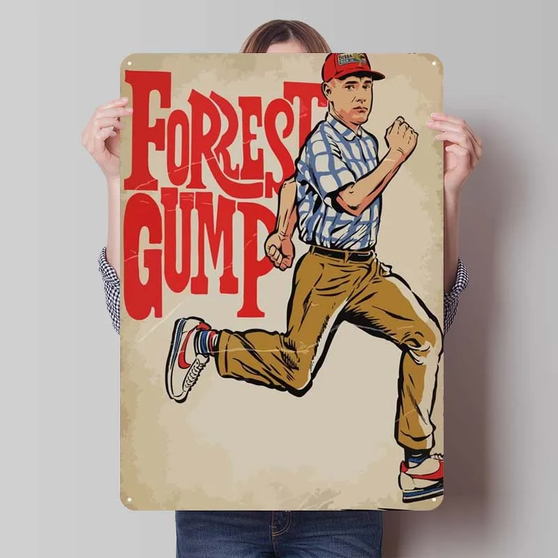 Forrest-Gump-Comics-Metal-Poster-Decor-for-Room-Decoration-Retro-Metal ...