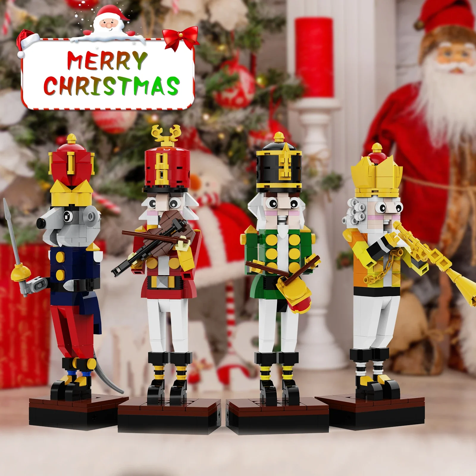 MOC-2023-New-Year-Christmas-Trumpeter-Nutcracker-Building-Block-Soldier ...