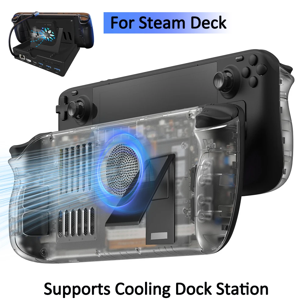 Back-Cooling-Cover-Case-For-Steam-Deck-Console-Replacement-Housing-Game ...