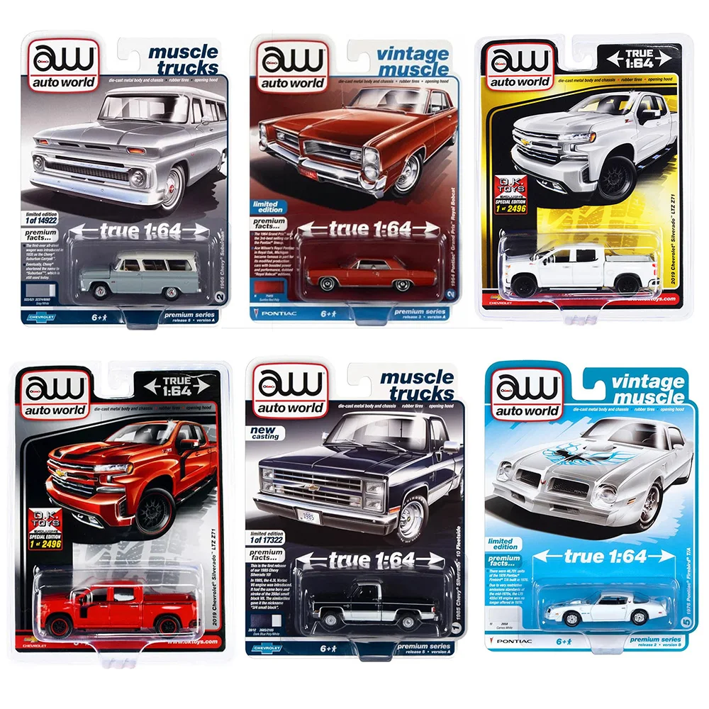 M2-Machines-1-64-Scale-Green-Light-Autoworld-Cars-Models-Alloy-Diecasts-Vehicles-Simulation ...