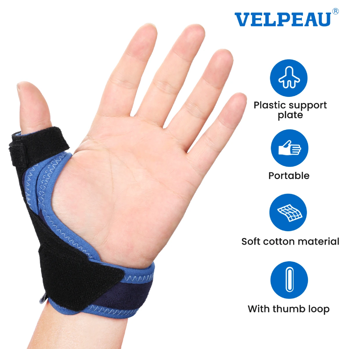 VELPEAU-Thumb-Splint-for-Tenosynovitis-and-Arthritis-Pain-Thumb-Brace ...