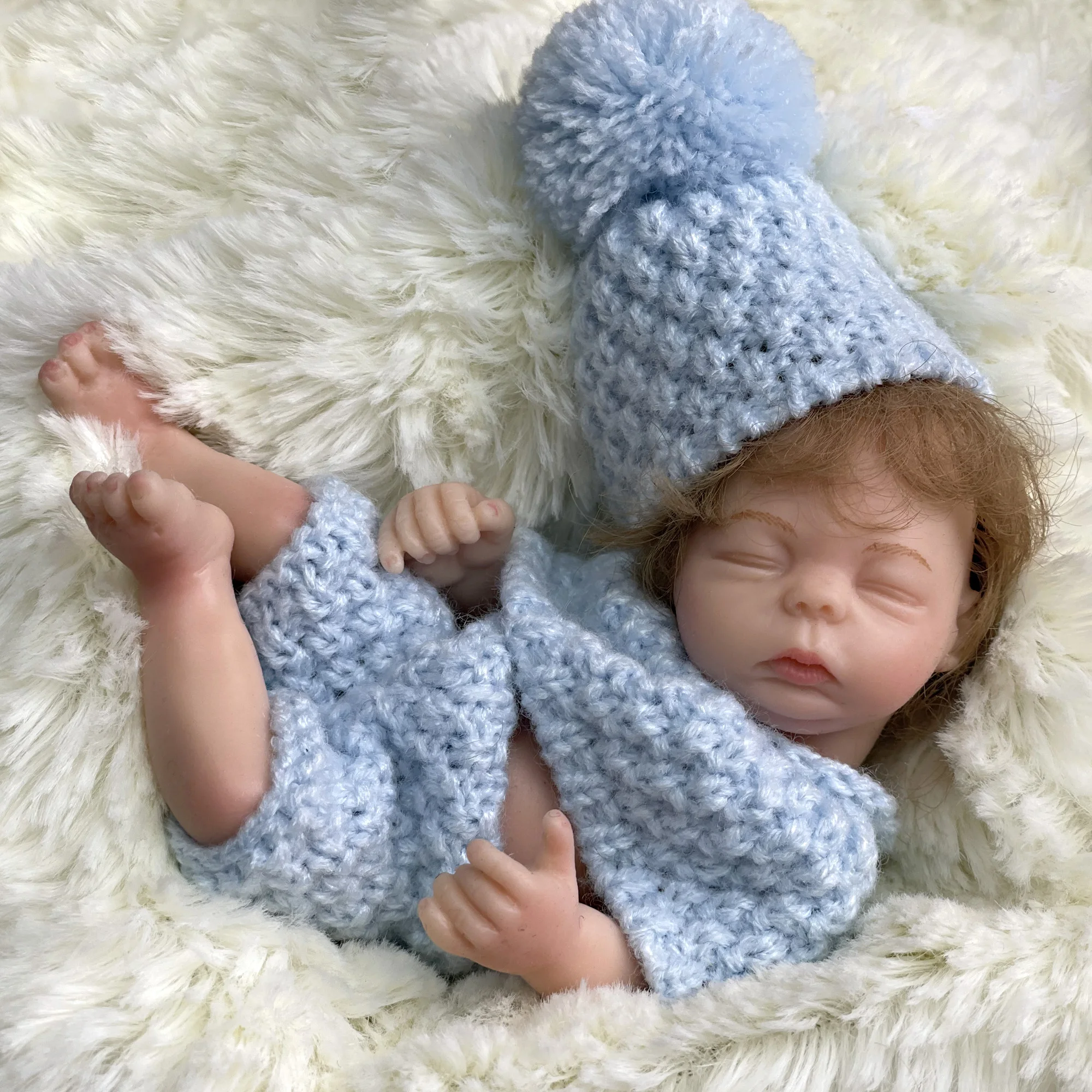 6-Inch-Mini-Bebe-Reborn-Finished-Full-Body-Solid-Silicone-Reborn-Dolls ...