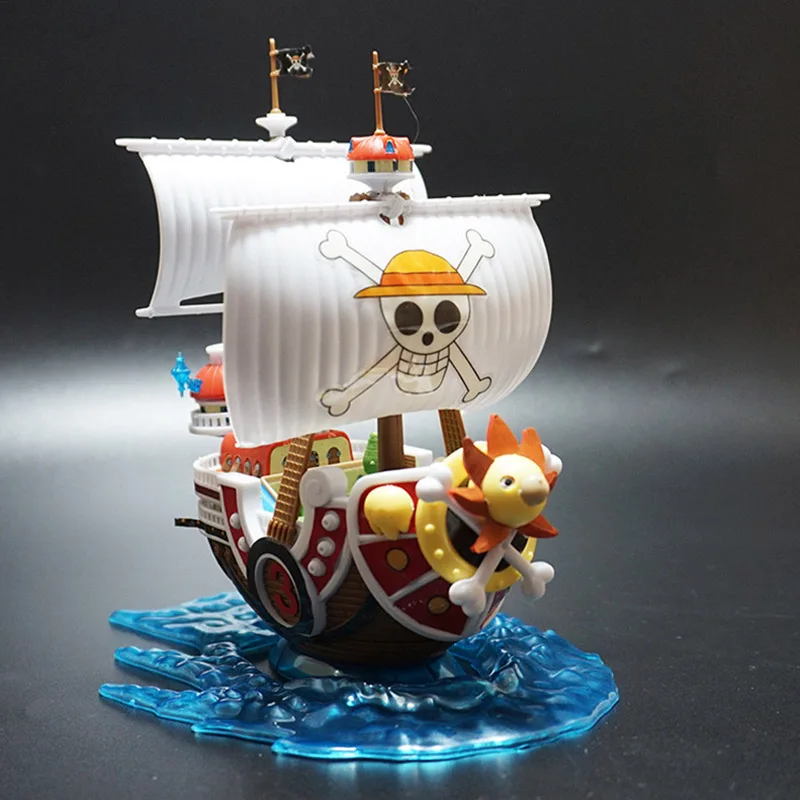 One Piece Thousand Sunny Pirate Ship Model Diy Assembled Boat Models ...