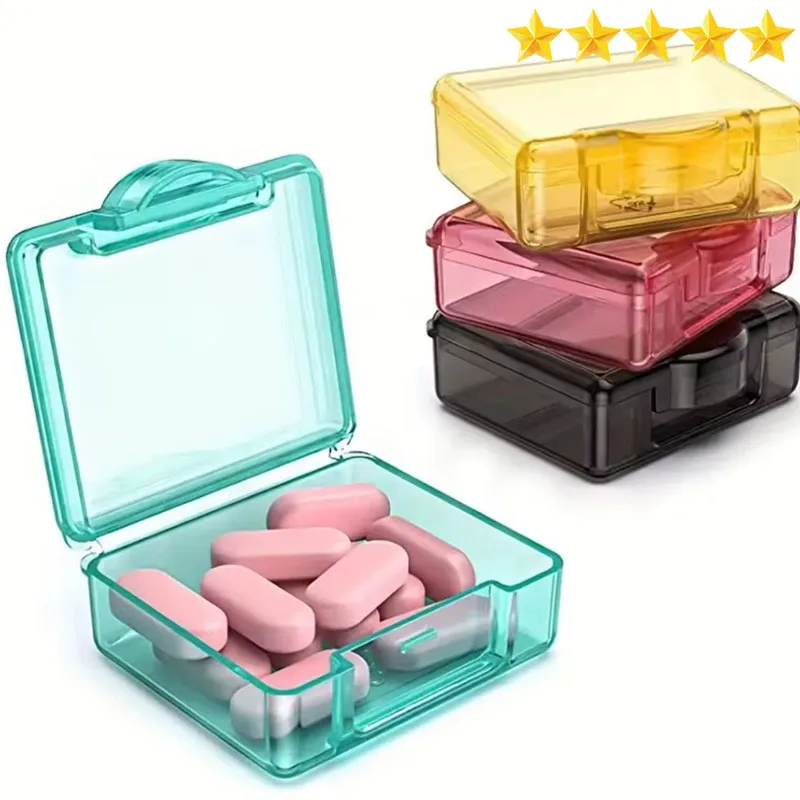 Hot-sales-3pcsSmall-pill-box-mini-transparent-plastic-pill-box-easy-to ...
